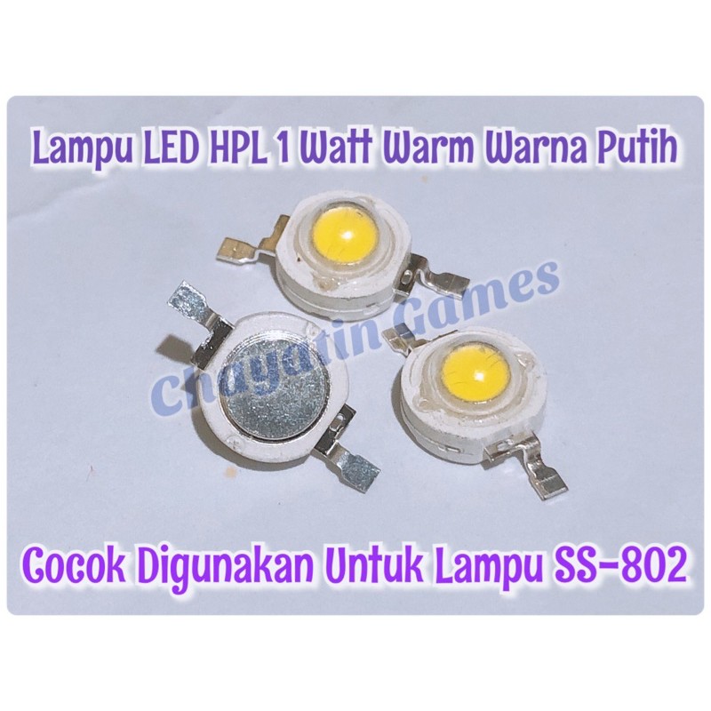 Jual Rangkaian Komponen Lampu LED HPL 1 Watt Cocok Untuk Komponen SS ...