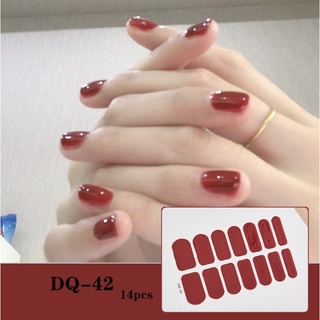 Jual PREMIUM STICKER Nail Art Sticker Kuku 14 pcs Nail Art premium ...
