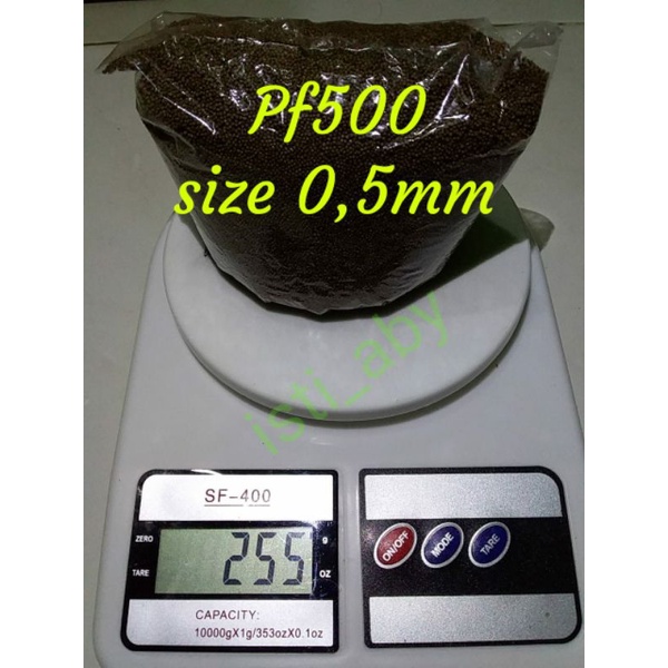 Jual Pelet Pf500 / Pf 500 pelet kecil untuk ikan cupang guppy benih ...