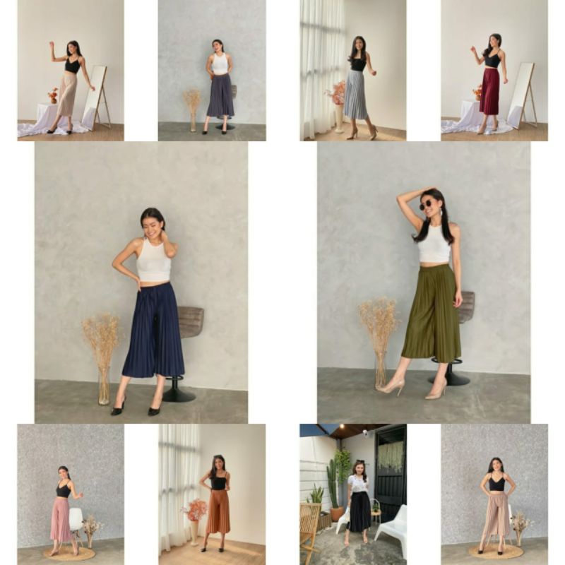 Jual Kulot Pants 7/8 Hygett Premium ( 10 warna ) | Shopee Indonesia