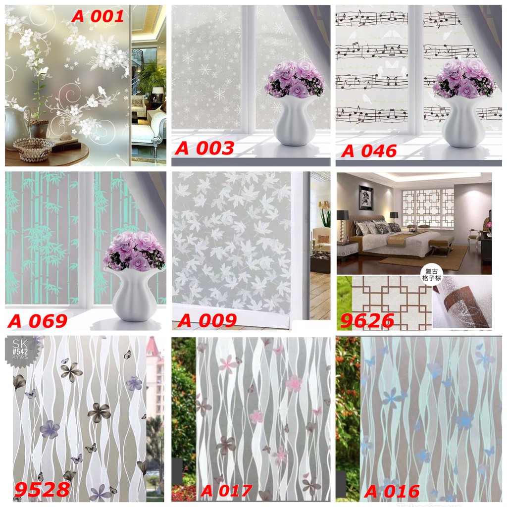 Jual STICKER KACA / Stiker Kaca Film Wallpaper Jendela Rumah 90cm x ...