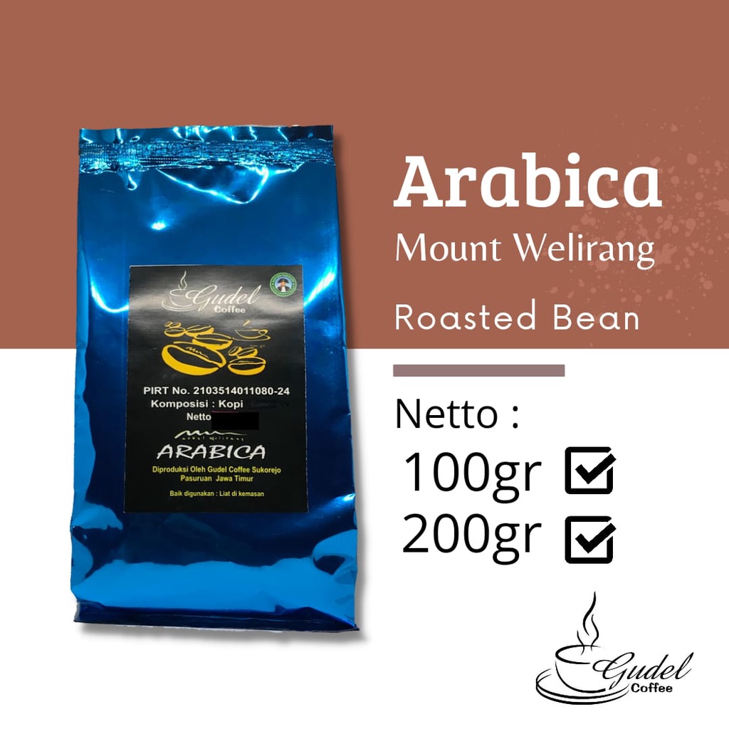 Jual BIJI KOPI BUBUK ARABIKA KAPITEN KHAS PASURUAN BROMO ARABICA COFFEE ...