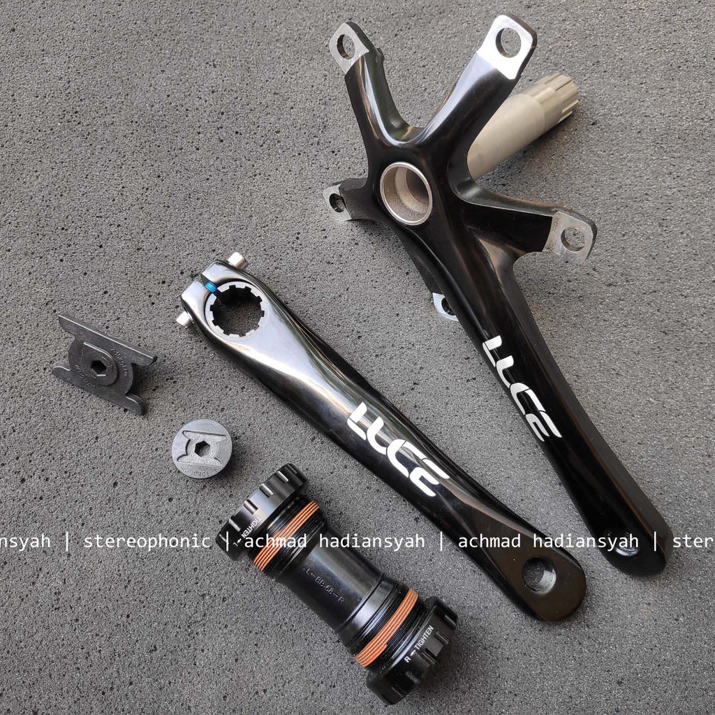 Jual Crank LUCE Hollowtech II Bisa Dual Speed Juga Bisa Single Speed ...