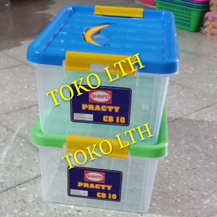 Jual CONTAINER BOX 10 LITER PRACTY CB 10 CB10 SHINPO SIP129 / KOTAK ...