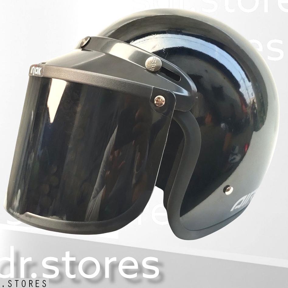 Jual Penjualan Terpopuler HELM BOGO HITAM GLOSI HITAM KILAT DEWASA ...