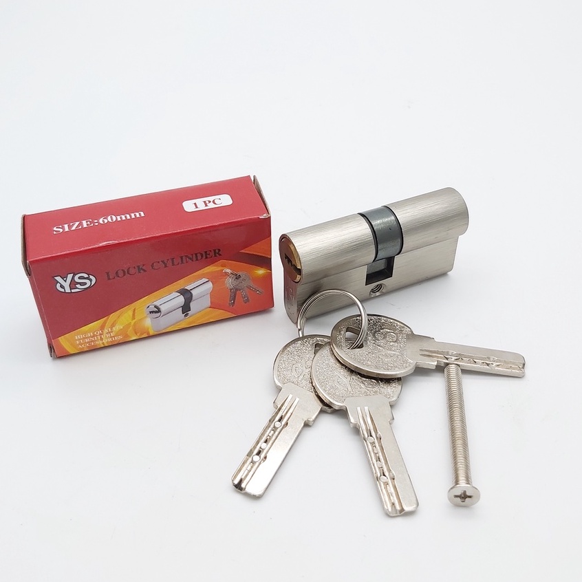 Jual Kunci Pintu Silinder 60mm Anak Kunci Pintu Silinder Knob Cylinder | Shopee Indonesia