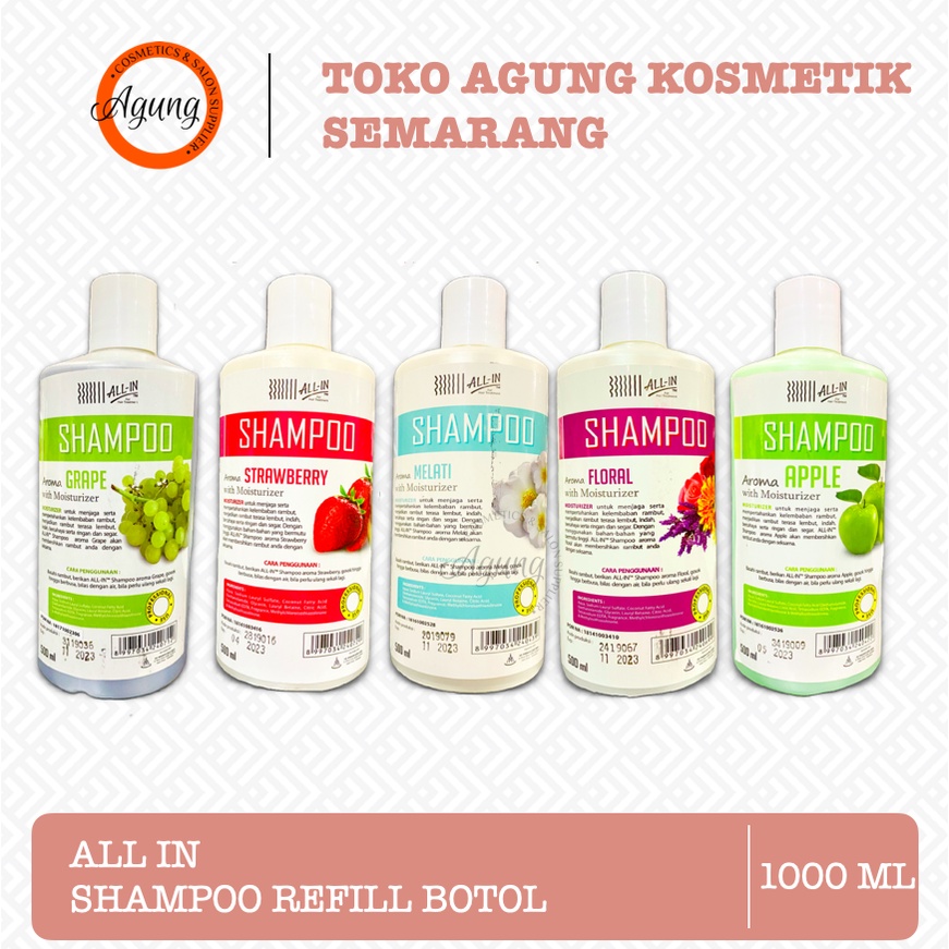 Jual [AGUNGSMG] - All IN Shampoo 1000 (shampo salon & harian) | Shopee ...