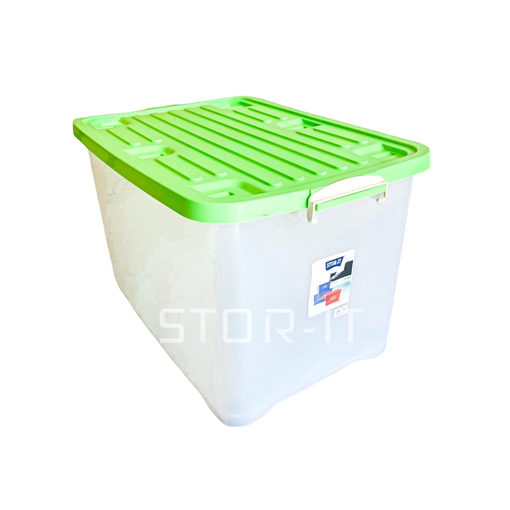 Jual CONTAINER BOX PLASTIK TRANSPARAN 135LT MULTINDO - ( KHUSUS GOJEK ...