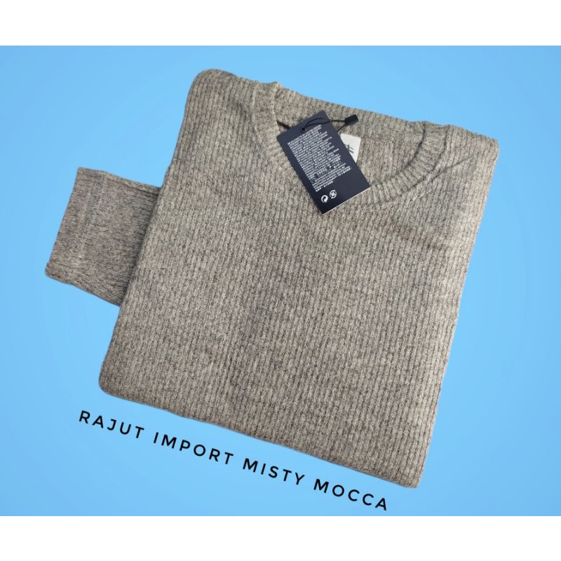 Jual KAOS RAJUT PREMIUM HALUS / RAJUT KNIT LEMBUT / Kaos Lengan Panjang ...