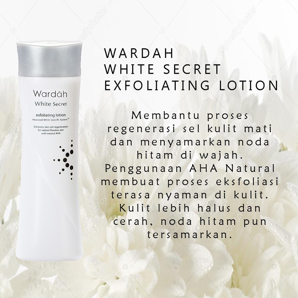 Jual Wardah white secret exfoliating lotion 100% ORI | Shopee Indonesia