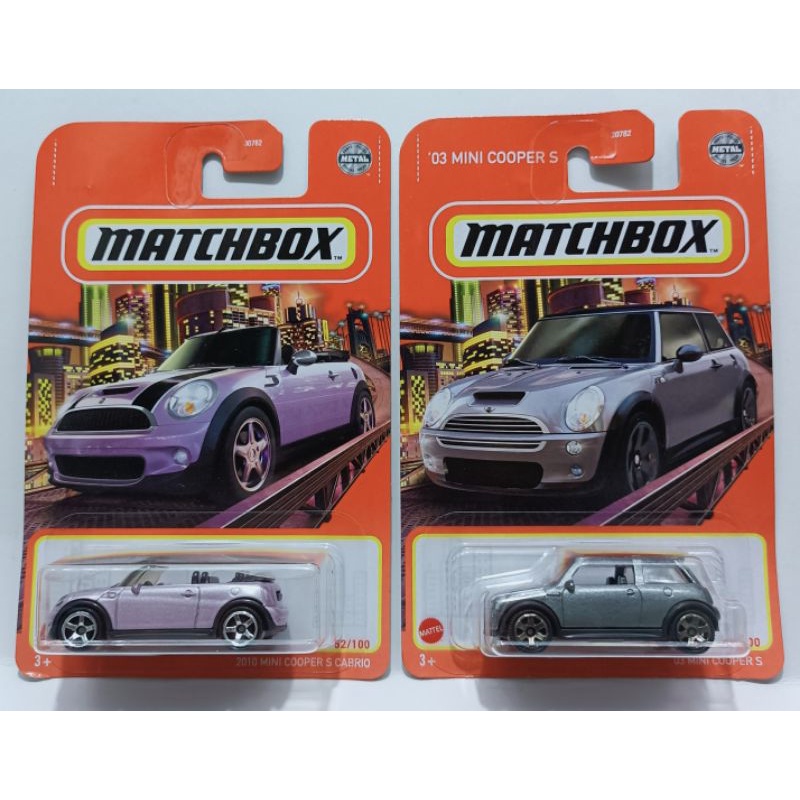Jual Matchbox 03 Mini Cooper S Abu-abu Dan 2010 Mini Cooper S Cabrio ...