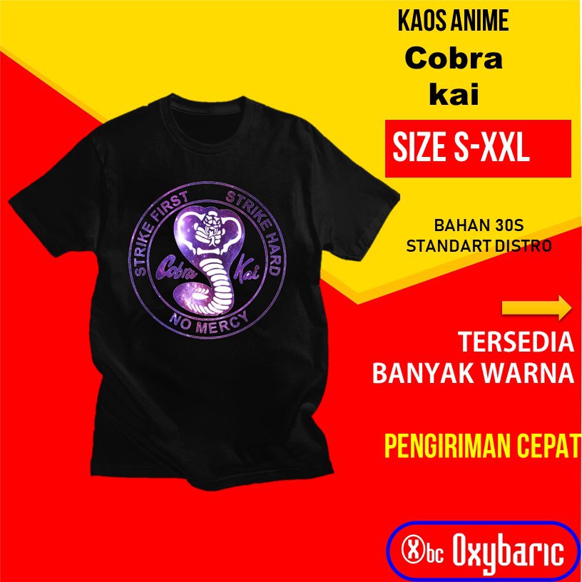 Jual Baju Cowo Karate Cobra Kai Bela Diri Beladiri No Mercy ...