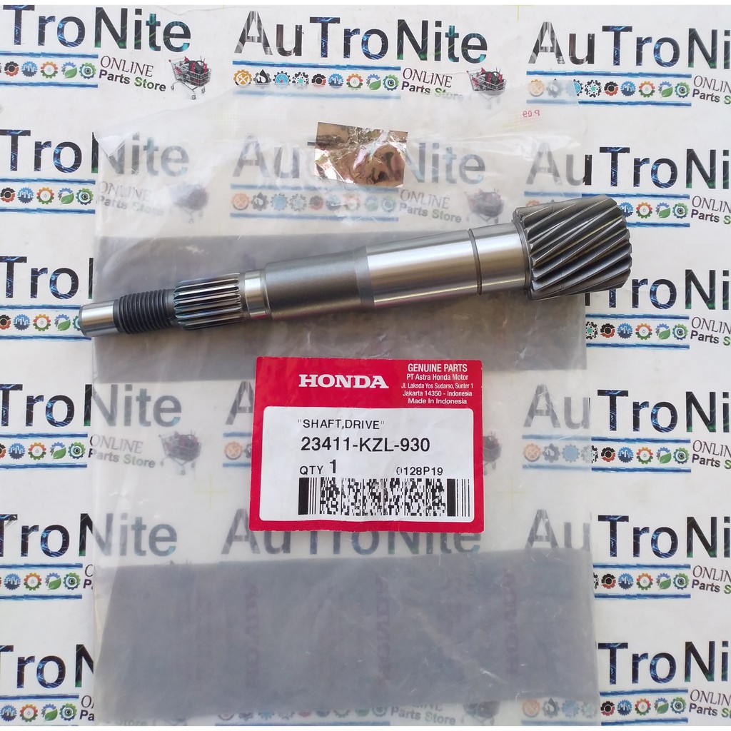 Jual As Pulley Belakang Gear Shaft Drive 18 T 23411-KZL-930 Ori Honda ...
