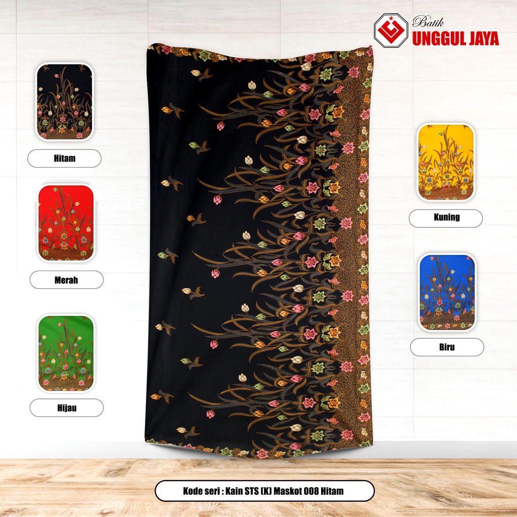 Jual Kain Batik Unggul Jaya - Putri Jelita - Sts (K) Maskot 008 - Motif ...