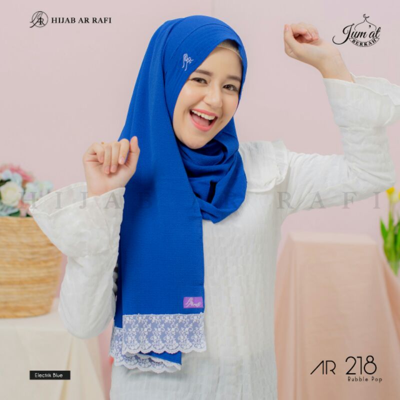 Jual Hijab Instant Jilbab Instan Kerudung Pasmina Arrafi AR 218 Terbaru Kekinian Viral Malaysia ...