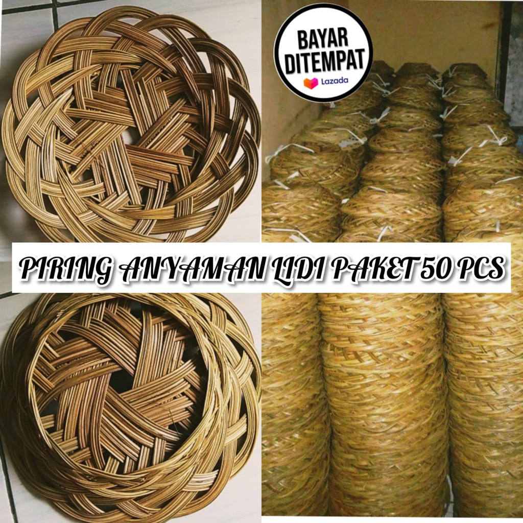 Jual PIRING ANYAMAN LIDI 50pcs|PIRING ANYAMAN LIDI PERNIS DAN NON ...