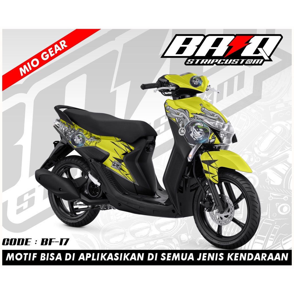 Jual DECAL MIO GEAR PANDA KUNING | Shopee Indonesia