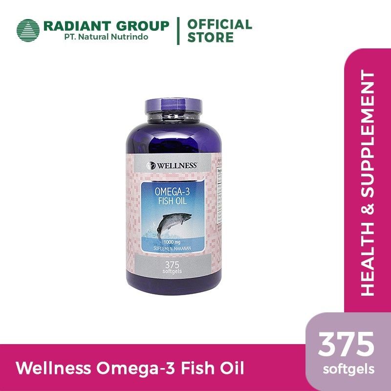 Jual Wellness Omega-3 Fish oil 1000mg | Shopee Indonesia