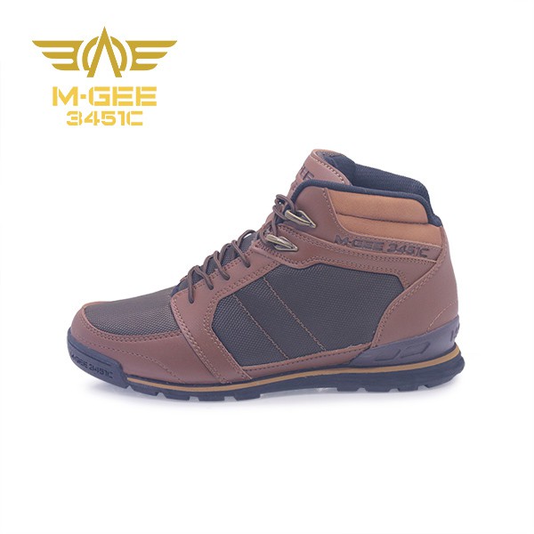 Jual Mgee Denali Sepatu Booth Pria Coklat | Shopee Indonesia