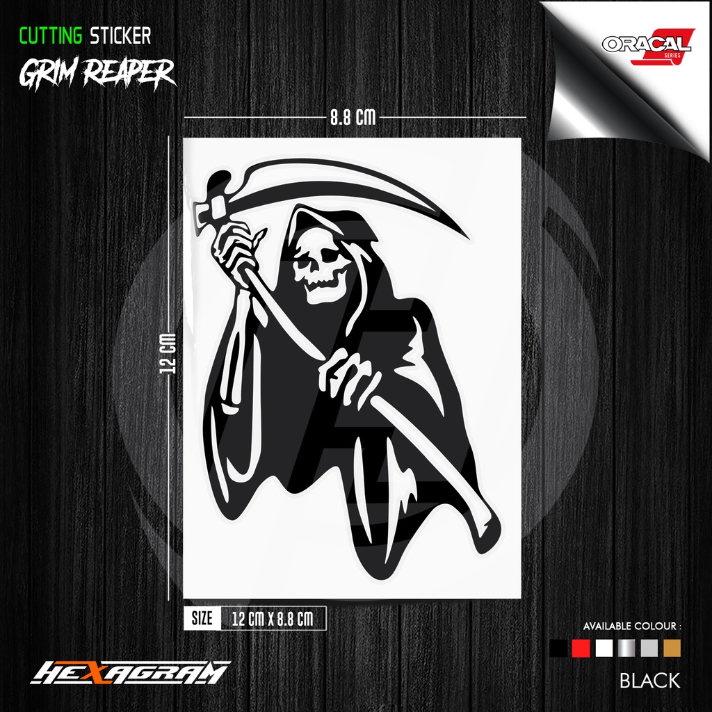 Jual Cutting Sticker Grim Reaper 01 | Stiker Grim Reaper 01 | Grim Reaper | Shopee Indonesia