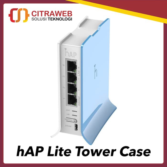 Jual Mikrotik Router Wireless Wifi RB941-2nD-TC hAP Lite Tower Case RB ...