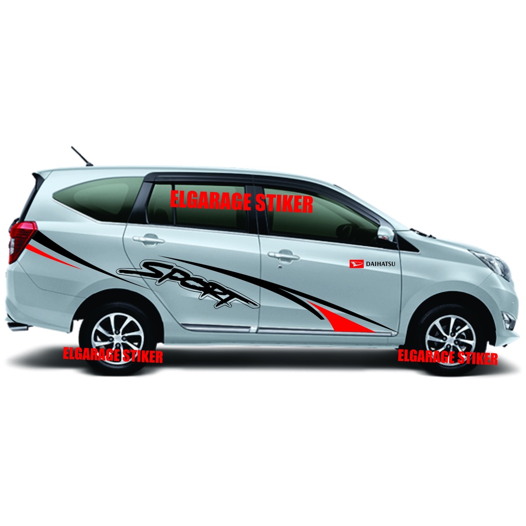 Jual Stiker mobil sigra sport stiker body mobil sigra stiker variasi ...