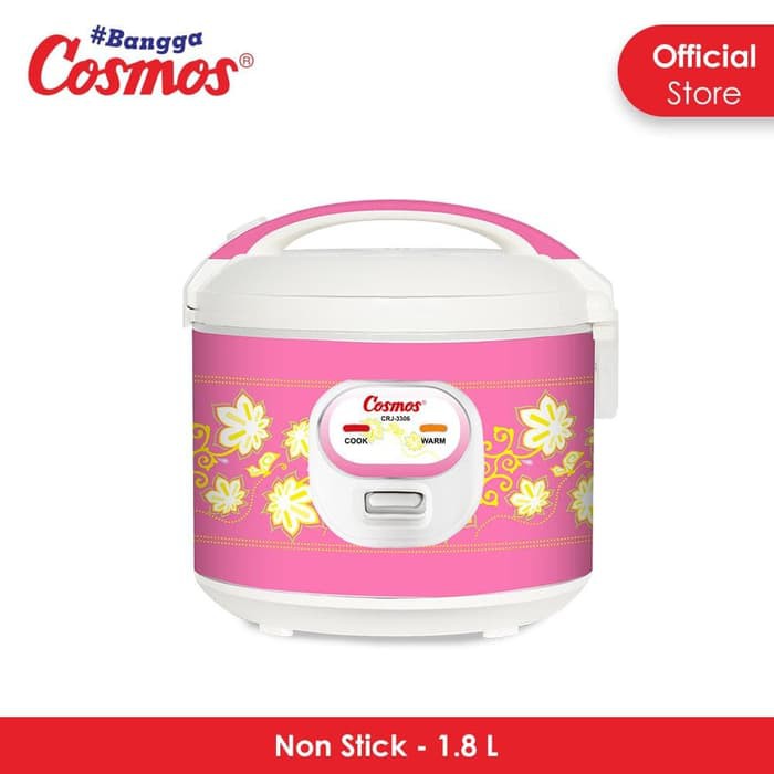 Jual Magic Com Cosmos CRJ-3306 Rice Cooker Penanak Nasi 1.8 L Garansi ...