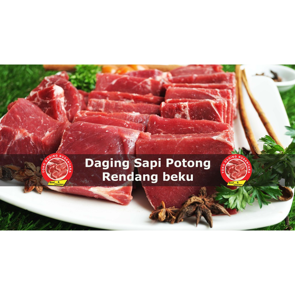 Jual DAGING SAPI POTONG RENDANG BEKU 1kg | Shopee Indonesia