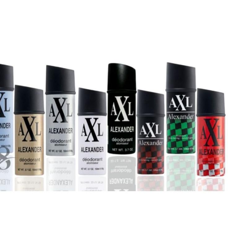 Jual ヤ AXL Alexander Body Spray Deodorant 150ML Terjangkau | Shopee ...