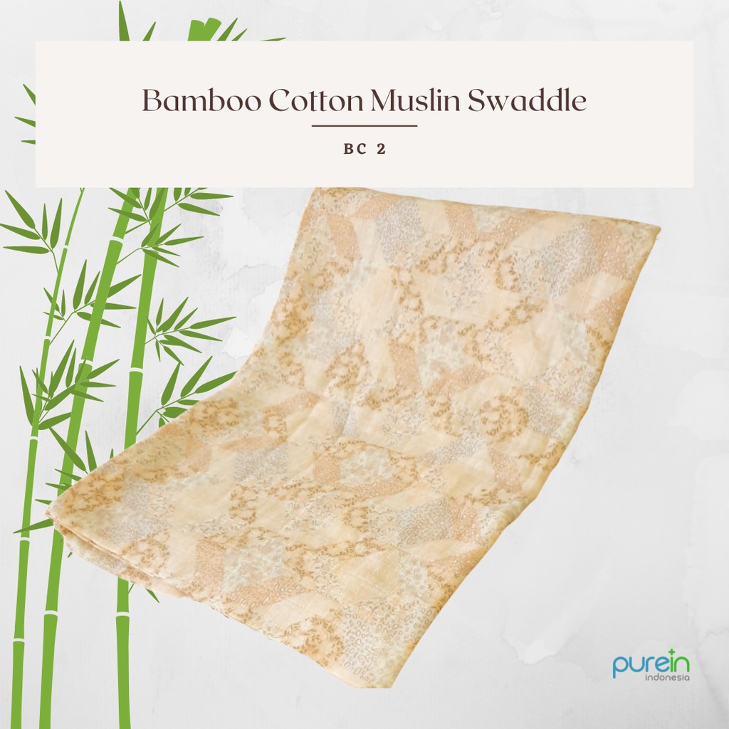Jual Bamboo Cotton Baby Muslin Swaddle (Kain Bedong Bayi Bahan Katun ...