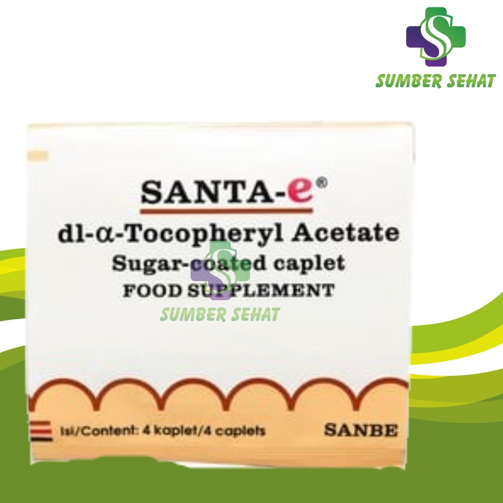Jual SANTA E 100 MG STRIP 4 TABLET | Shopee Indonesia