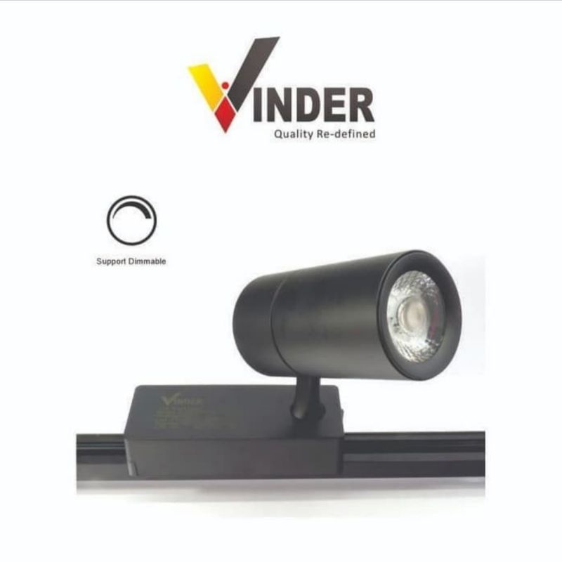 Jual Track Light Railing Spotlight Vinder Spot Rell COB 10w 10 watt ...