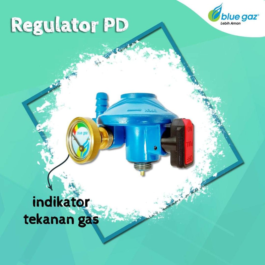 Jual Kepala Regulator Blue Gaz Meter (Indikator Gas) | Shopee Indonesia