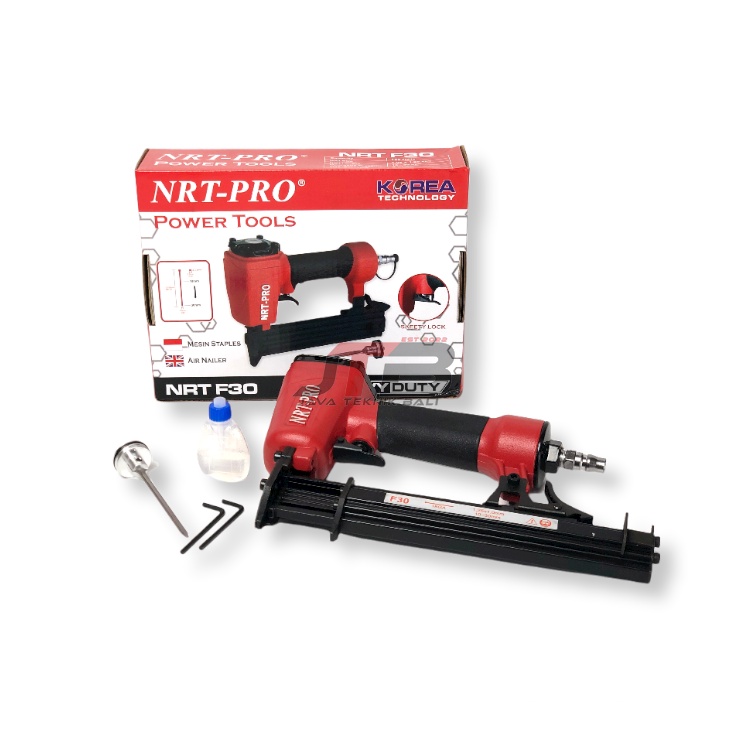 Jual Mesin Paku Tembak Kayu Air Nailer Gun F30 NRT PRO Model Paku Lurus ...
