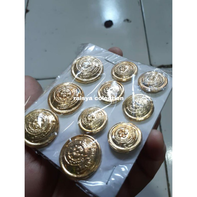 Jual kancing pdu polpp / kancing jas pdu polpp | Shopee Indonesia