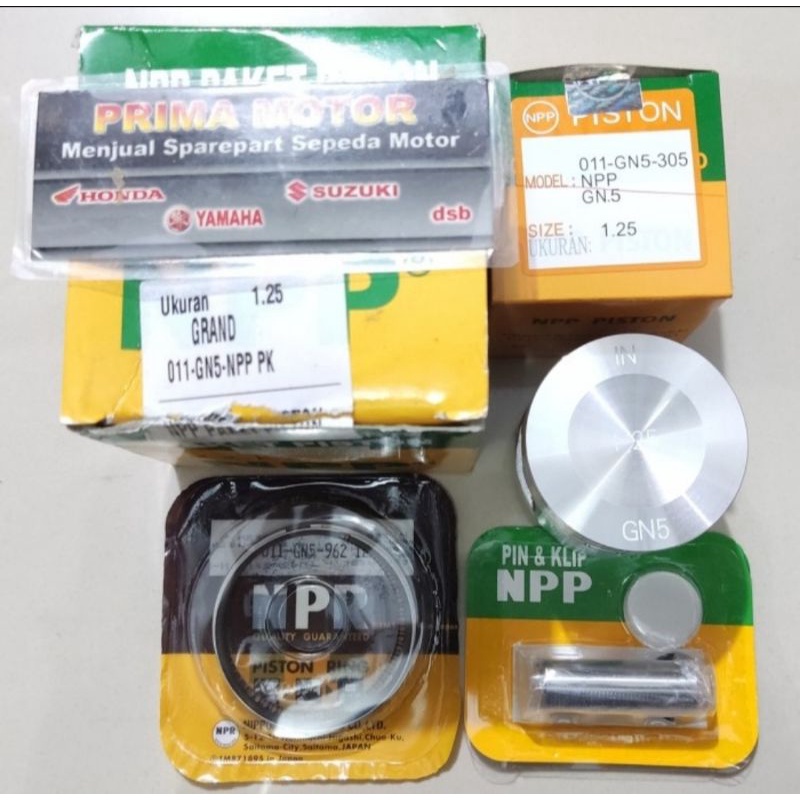 Jual PISTON KIT NPP GRAND SUPRA WIN OS 125 150 175 200 ORI NPP | Shopee ...