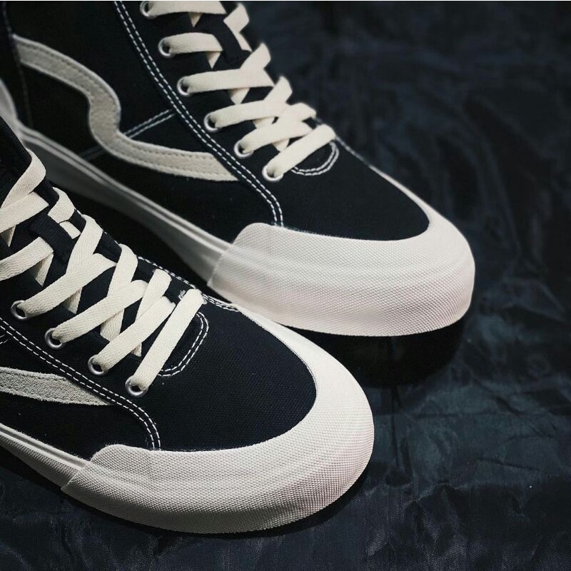 Jual PATROBAS Sepatu Patrobas Cloud Black White High Original Made In ...