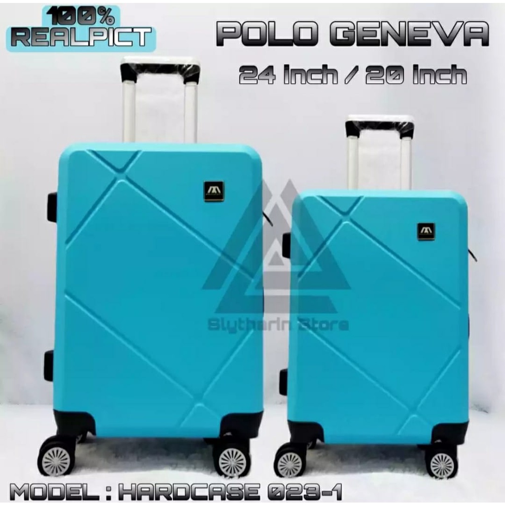 Jual Promo koper polo ukuran 24inch dan Koper SET 20+24INCH koper fiber ...