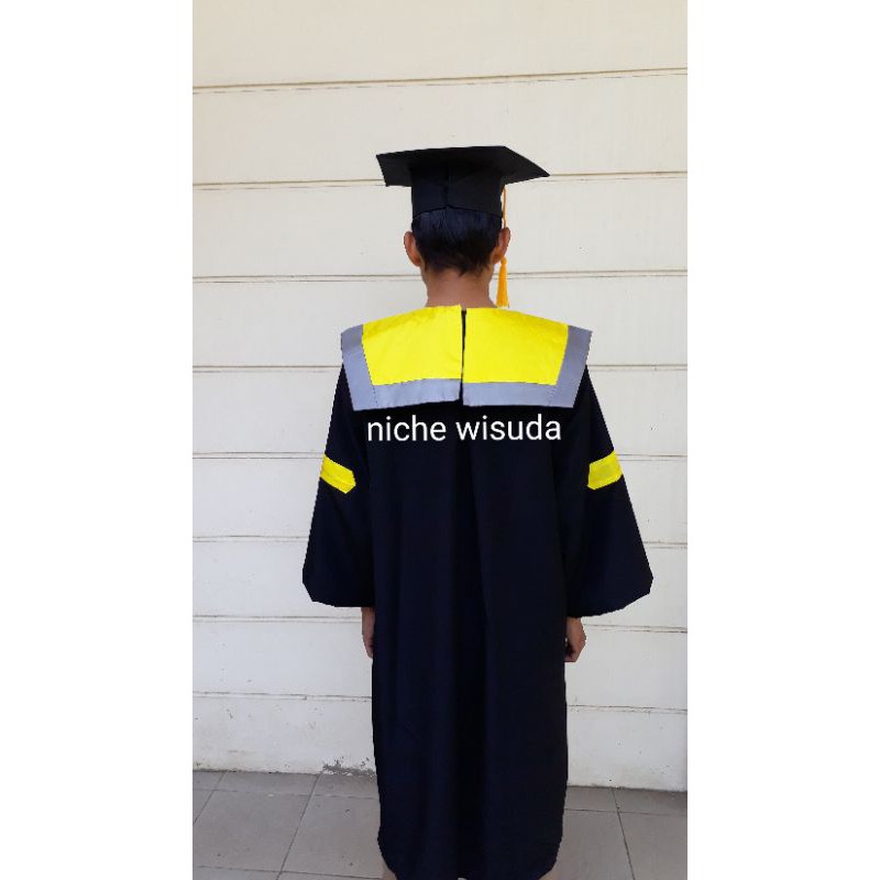Jual Toga Wisuda UT Warna Abu (Universitas Terbuka) | Shopee Indonesia