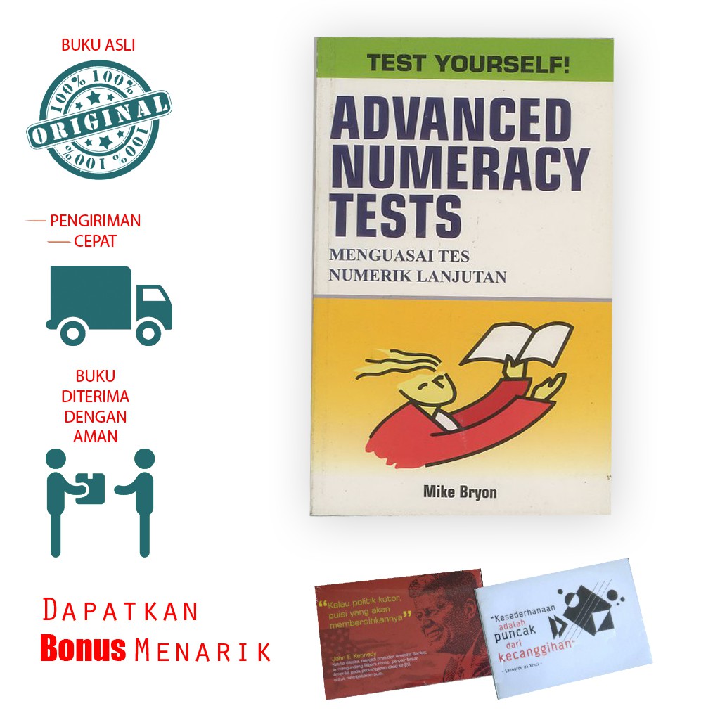Jual BUKU ADVANCED NUMERACY TESTS - Menguasai Tes Numerik Lanjutan ...