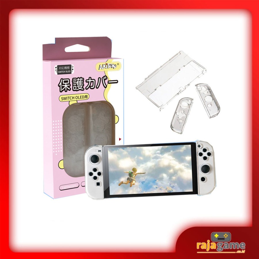 Jual Nintendo Switch OLED Crystal Case (Akitomo) | Shopee Indonesia