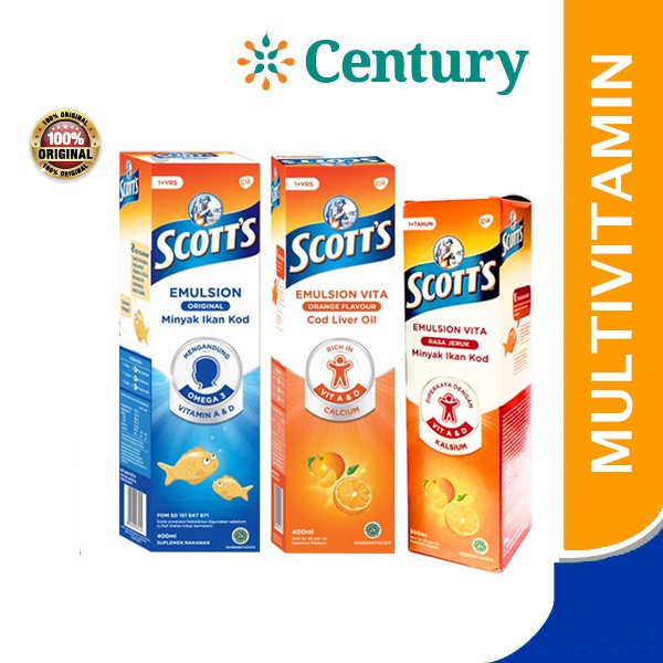 Jual Scott's Emultion / Scott Original/Scott's/Multivitamin Anak ...