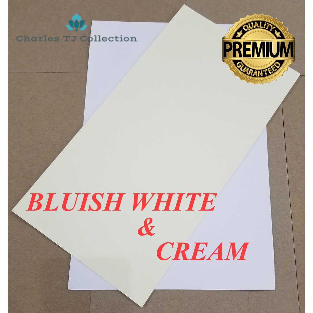 Jual Kertas Kartu Nama Bluish White / Aster 230gram Folio ( 1 paket isi ...