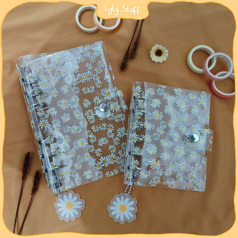 Jual A6 A7 Transparant Aestetic Daisy Binder | Shopee Indonesia