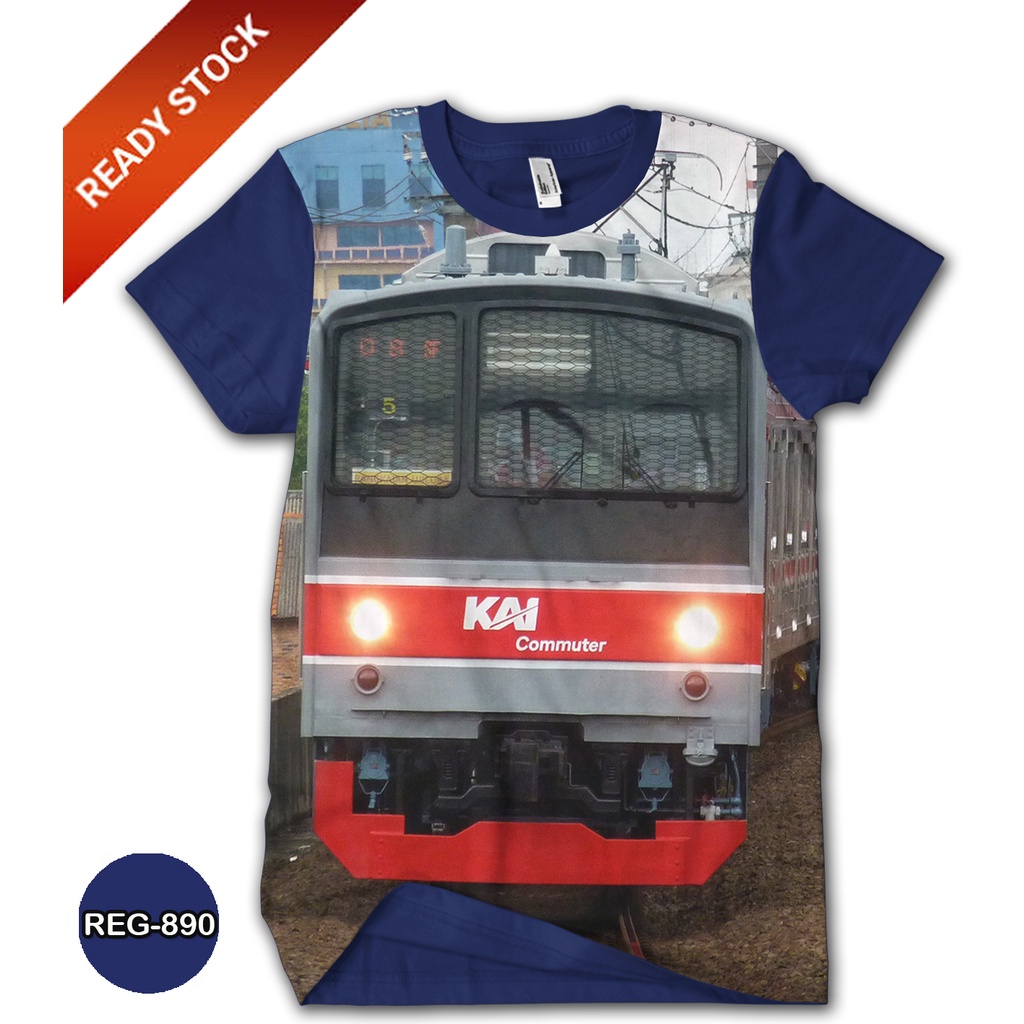 Jual Baju Kereta Api KRL Commuter Line Baju Anak dan Dewasa Kaos Keren ...