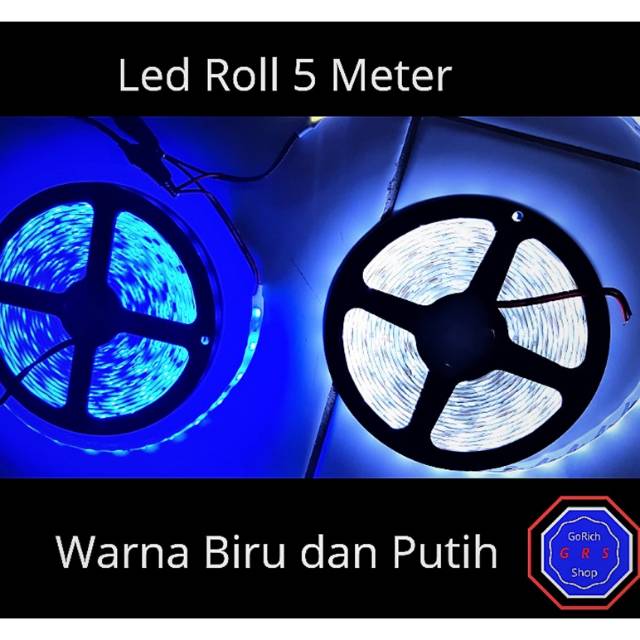 Jual Led Roll Strip 5 Meter/Roll 2835 300 Led lapis Silicon/Jelly ...