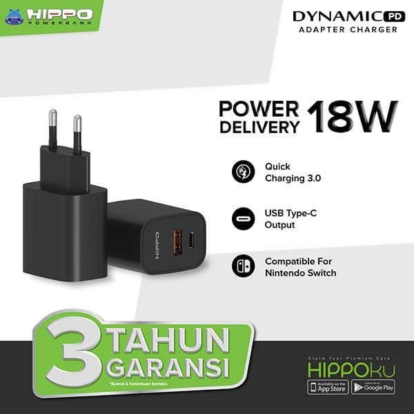 Jual Kepala Adaptor Charger Hippo Dynamic Dual USB Port 2 Output Original Adapter | Shopee Indonesia