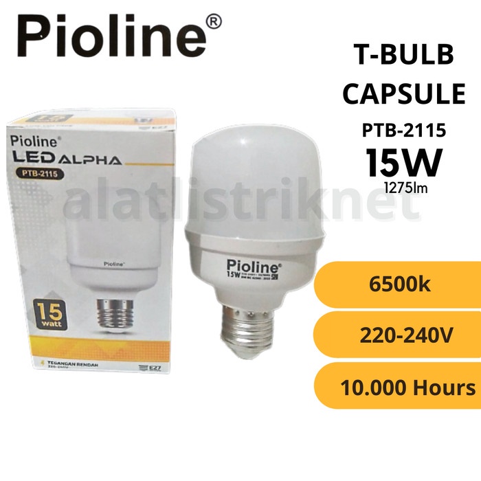Jual PIOLINE LAMPU LED JUMBO 15 WATT/BOHLAM MURAH TABUNG JUMBO KAPSUL ALPHA | Shopee Indonesia