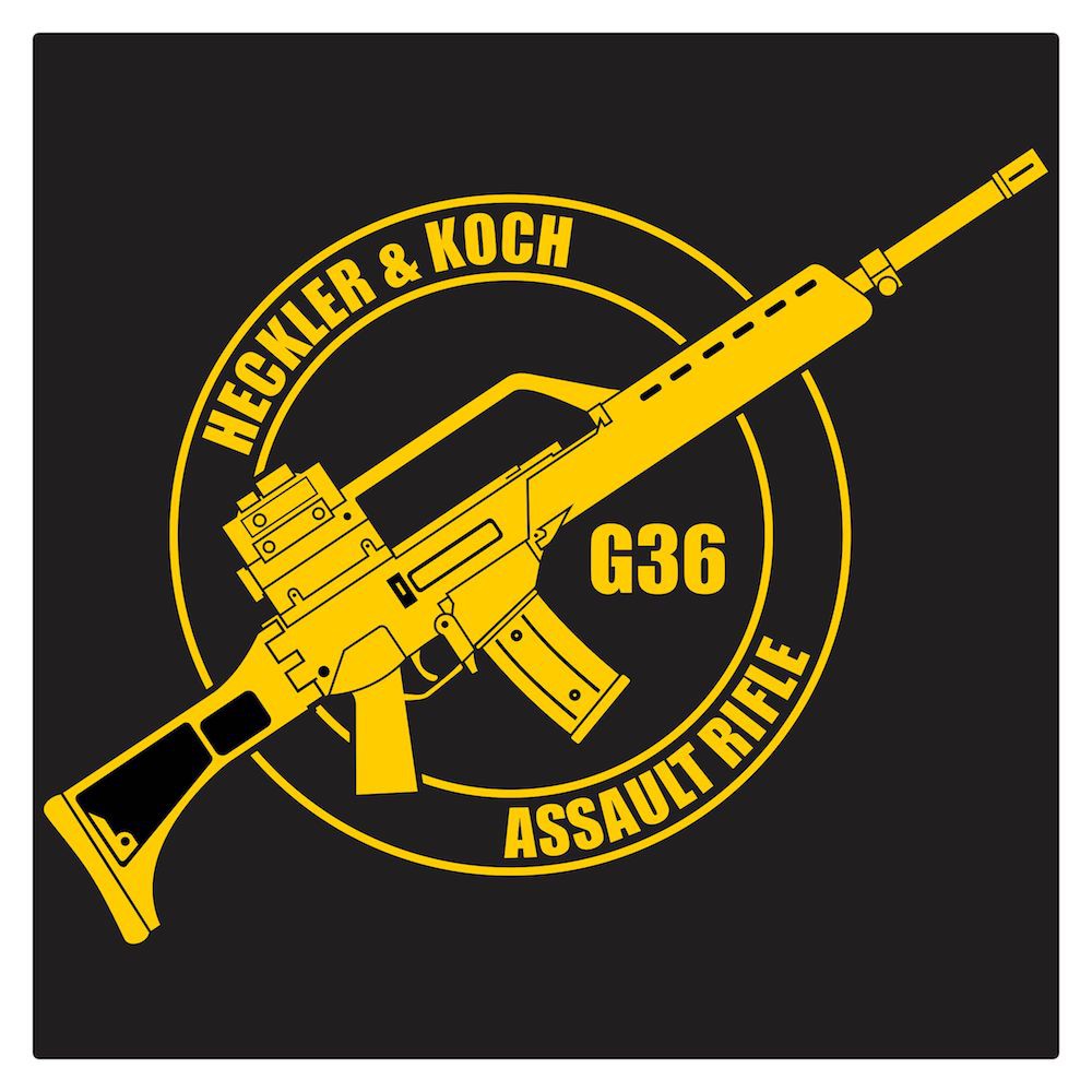 Jual Heckler & Koch G36 Classic series 2 Cutting Sticker | Shopee Indonesia