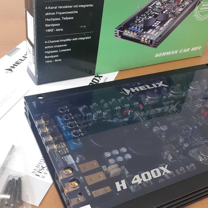 Jual Power Helix H400X amplifier 4 channel H400 X | Shopee Indonesia